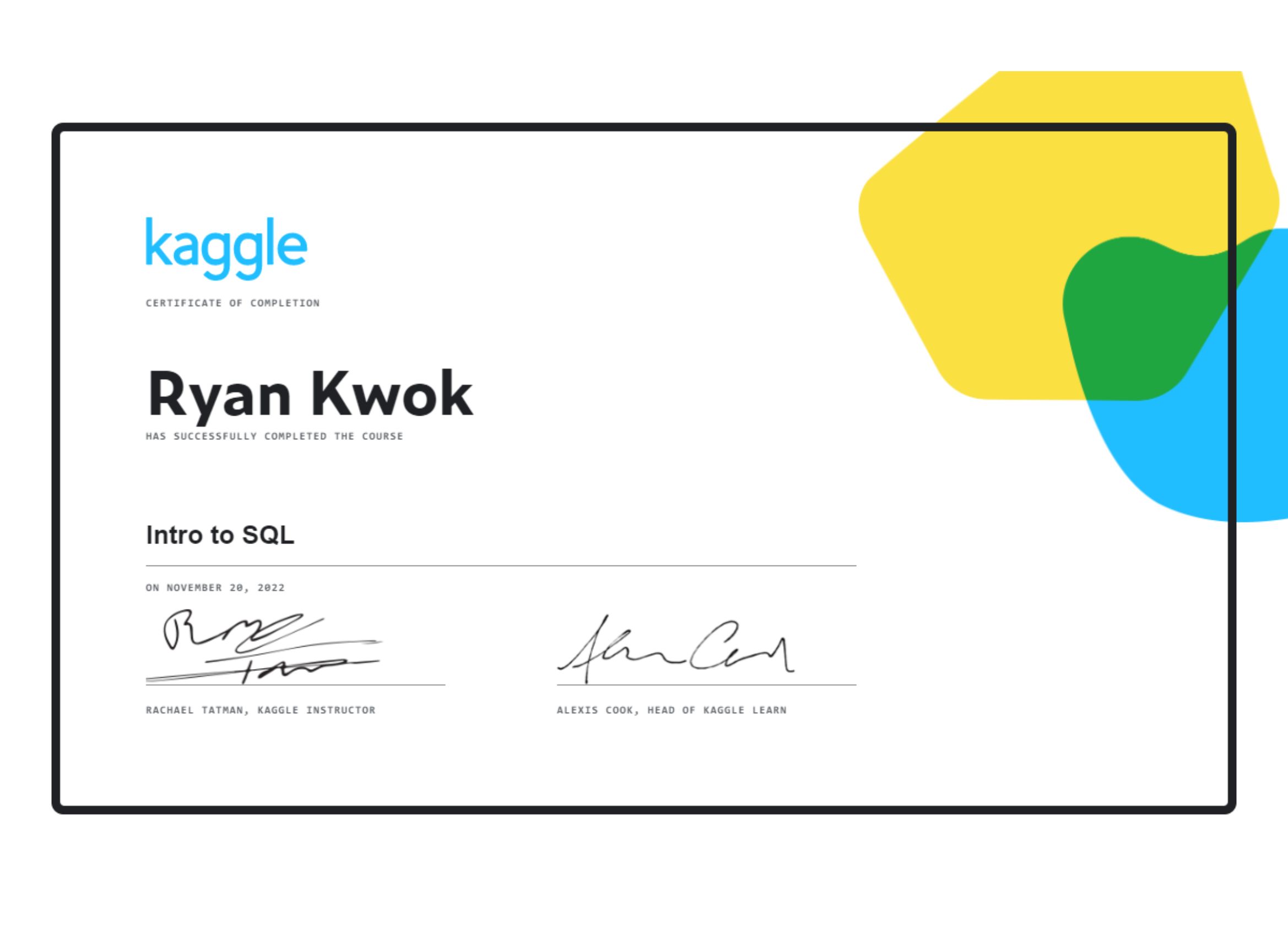 Ryan Kwok's Portfolio